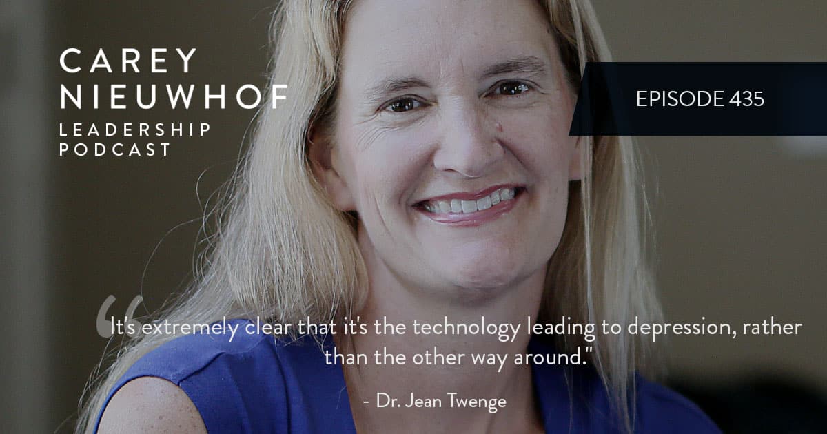 CNLP 435: Jean Twenge on Rising Anxiety, Depression, Isolation and ...