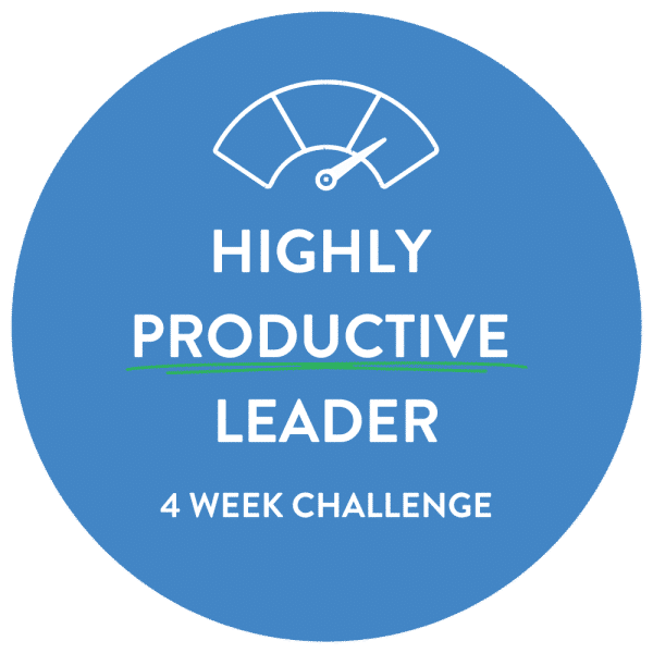 Highly Productive Leader Challenge - CareyNieuwhof.com