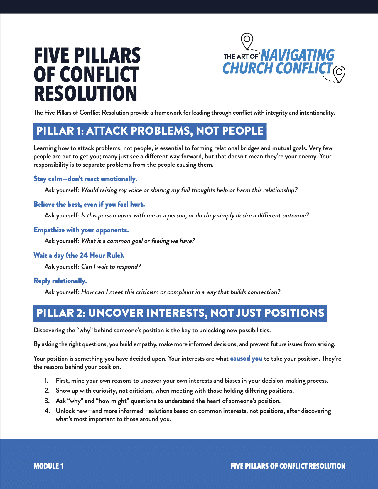 The Art of Navigating Church Conflict - CareyNieuwhof.com
